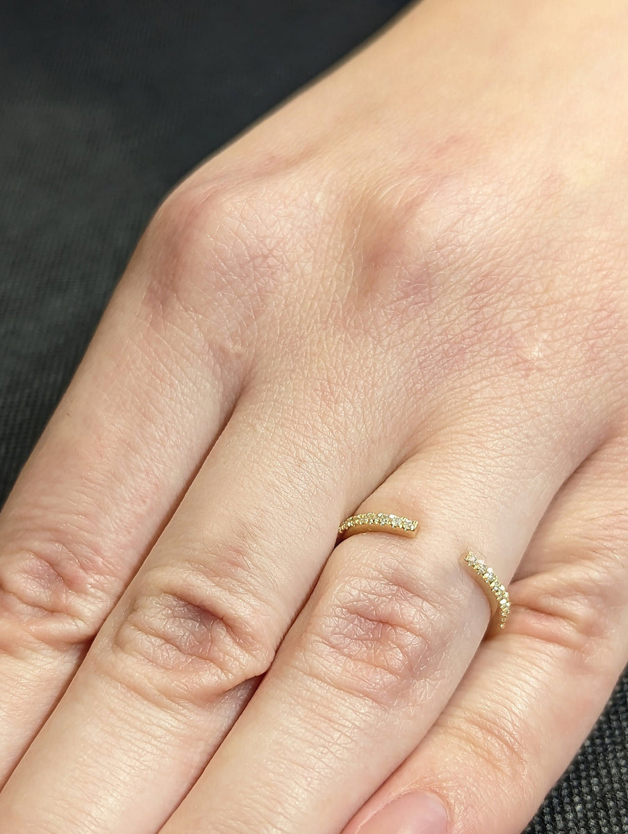 Diamond Wedding Band, Simple Diamond Wedding Ring,14k Solid White Gold ...