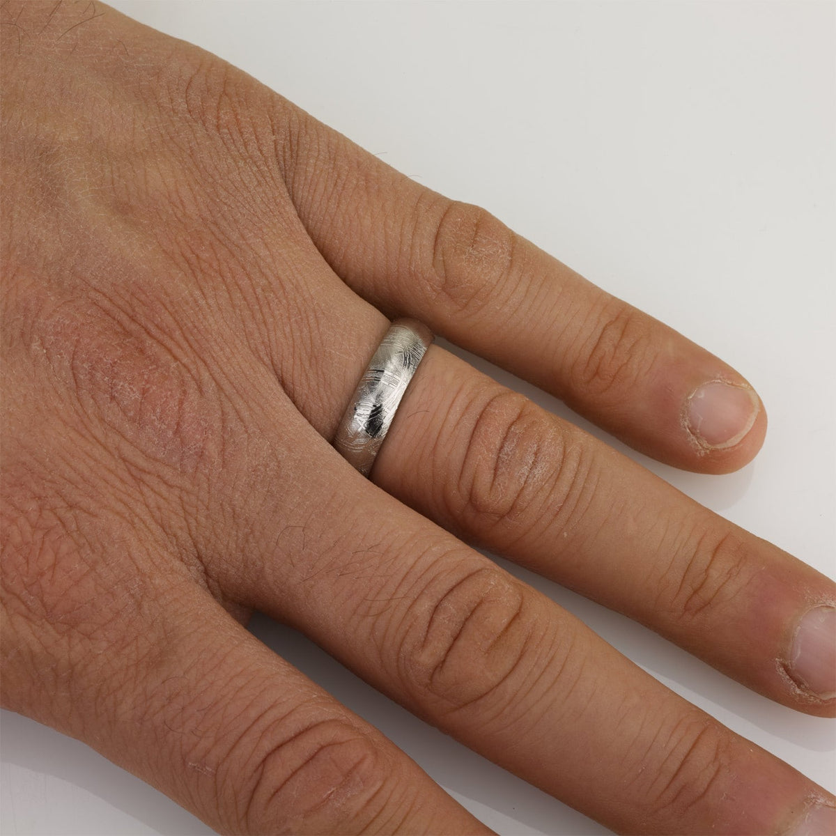 Meteor Ring 'Root of Happiness' - Meteorite Ring - Natural Meteorite R ...